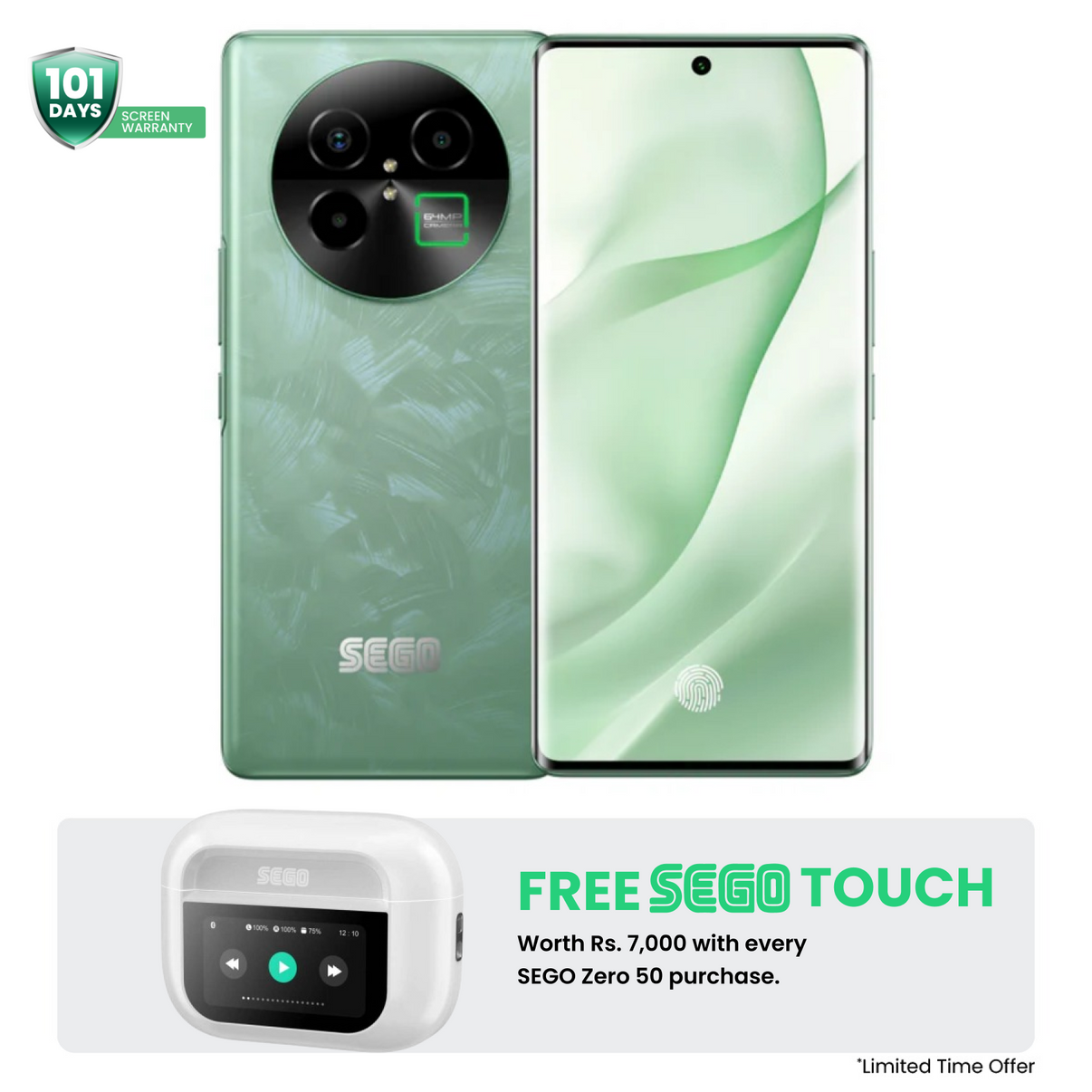 SEGO ZERO 50: Curved FHD+ AMOLED Display – Sego Experience